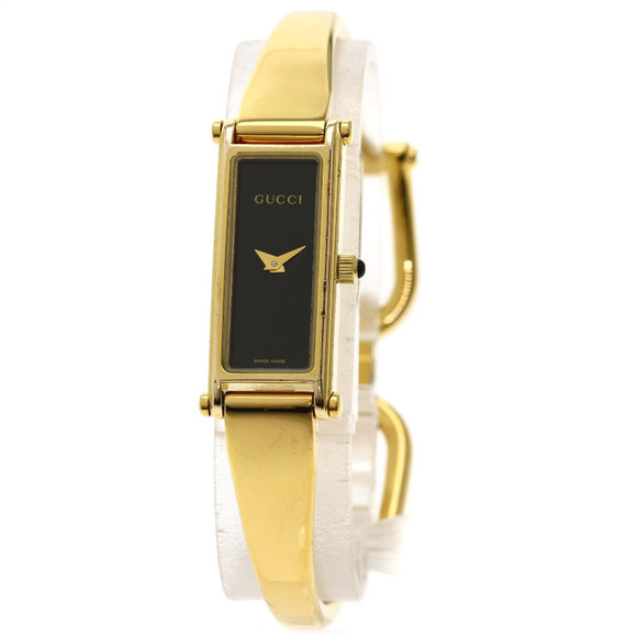 Gucci | Accessories | Gucci 50l Square Face Watch Gp Ladies Gucci ...